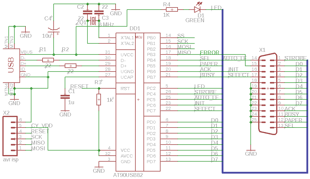 GitHub - y-salnikov/usb_parport: LPT port substitute for xilinx ...